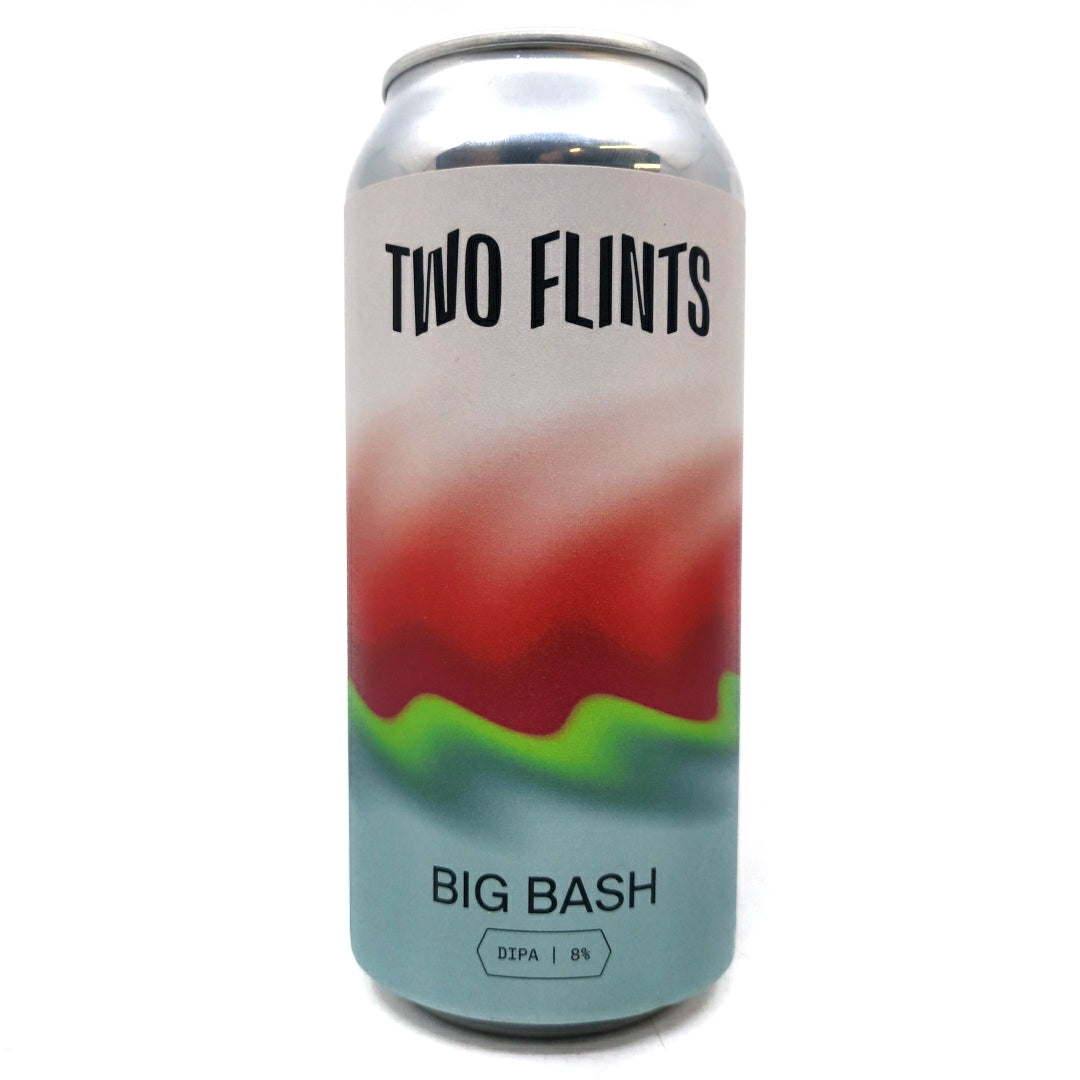 Two Flints Big Bash Double IPA 8% (440ml can) – Hop Burns & Black