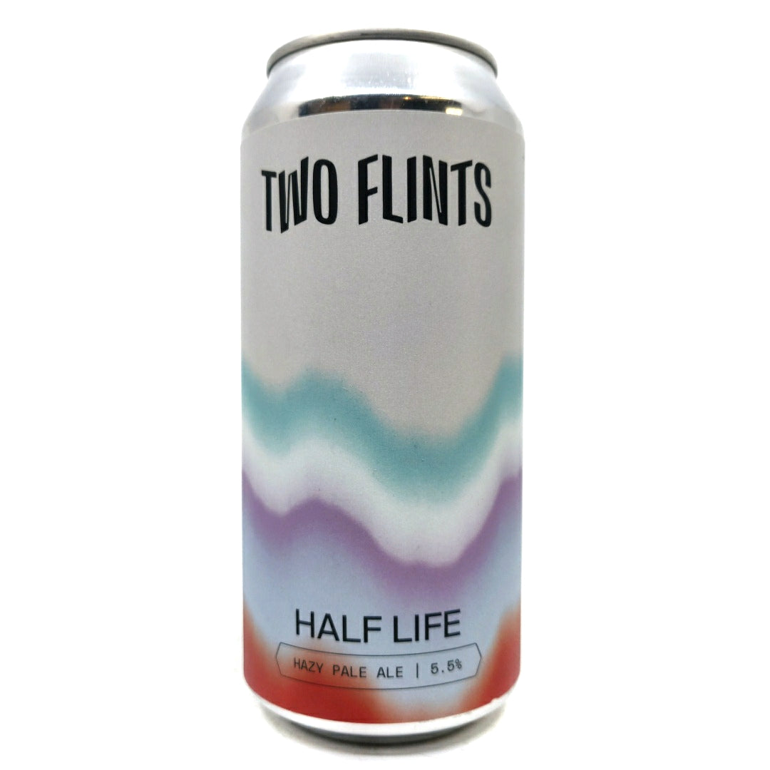 Two Flints Half Life Hazy Pale Ale 5.5% (440ml can) – Hop Burns & Black