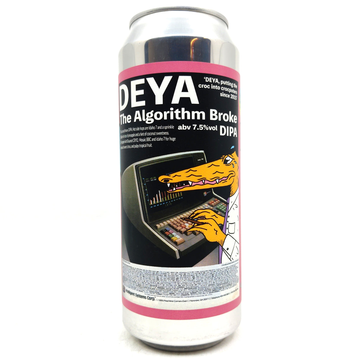 DEYA The Algorithm Broke Double IPA 7.5% (500ml can) – Hop Burns & Black