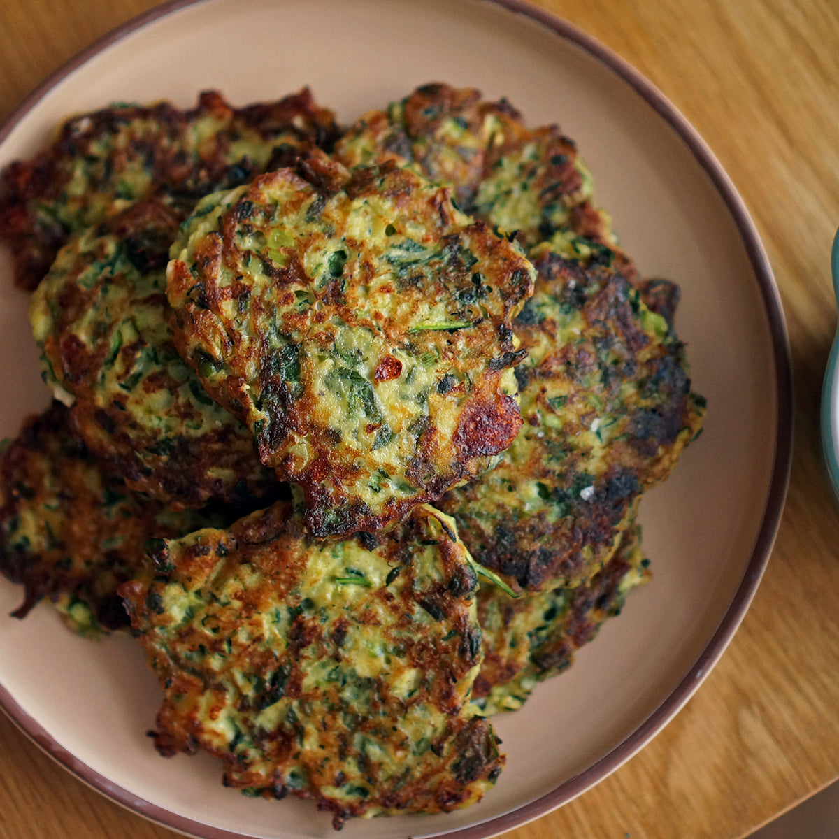 Natural Wine Killers: Miso Herb Courgette Fritters with Labneh Dipping ...