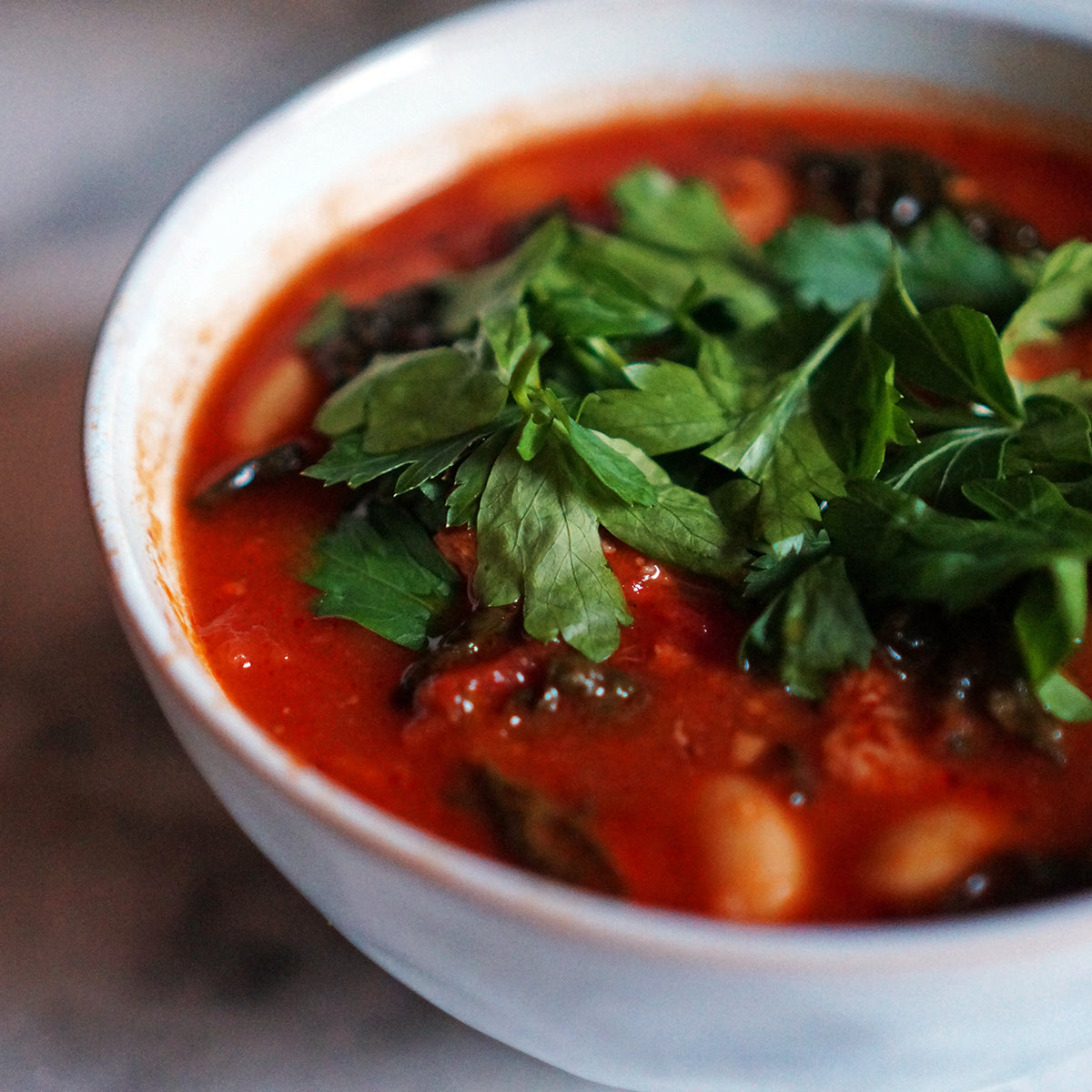 The Beer Lover's Table: Spiced Sausage, Kale and Bean Soup with Kloste ...