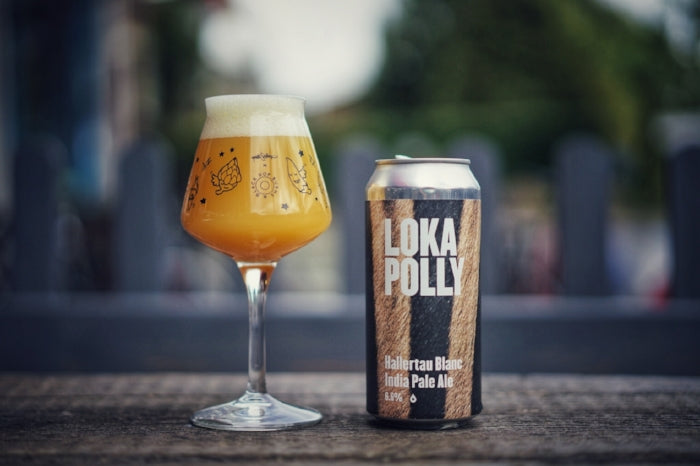 Fundamentals #34 — Loka Polly Hallertau Blanc IPA – Hop Burns & Black