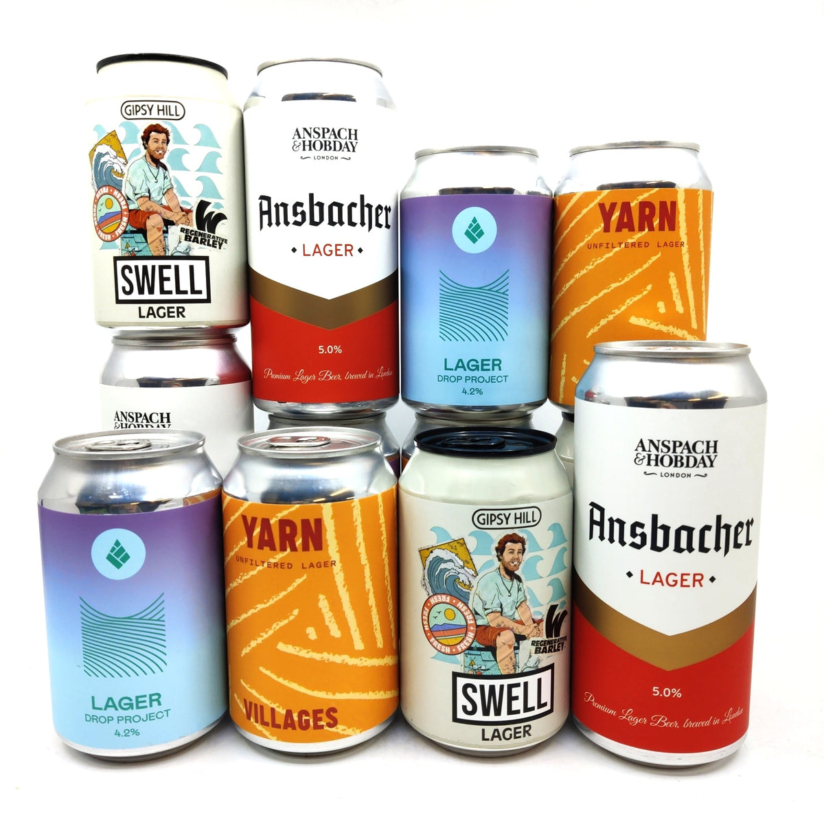 HB&B Fridge Fillers Lager pack (12 cans) – Hop Burns & Black