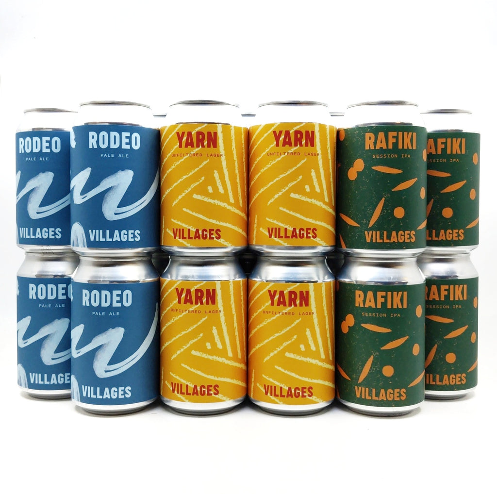 Villages Mixed Pale, IPA and Lager CASE (24 x 330ml cans) | Buy Online ...