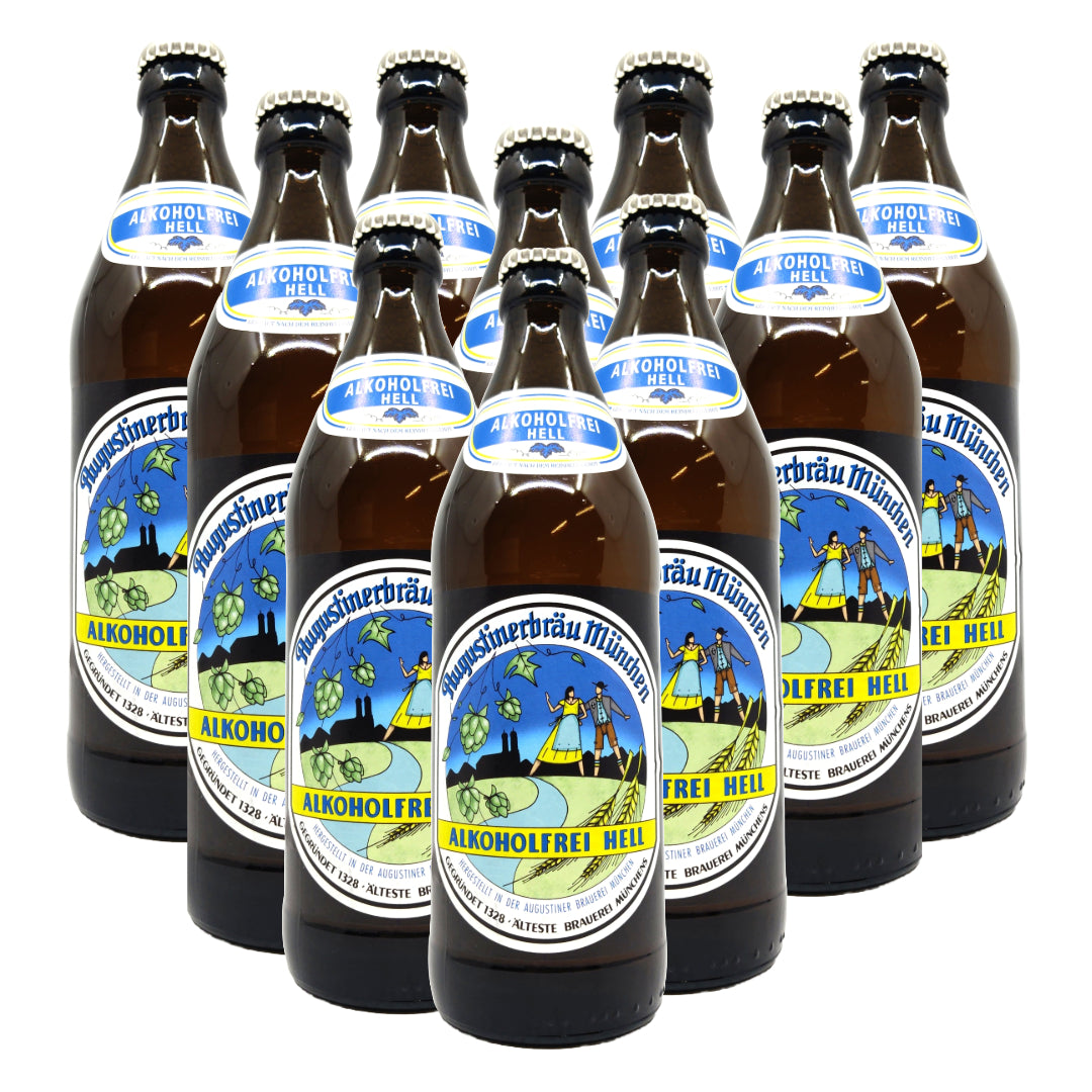 Augustiner Alkoholfrei Hell 0.5% CASE (12 x 500ml) – Hop Burns & Black