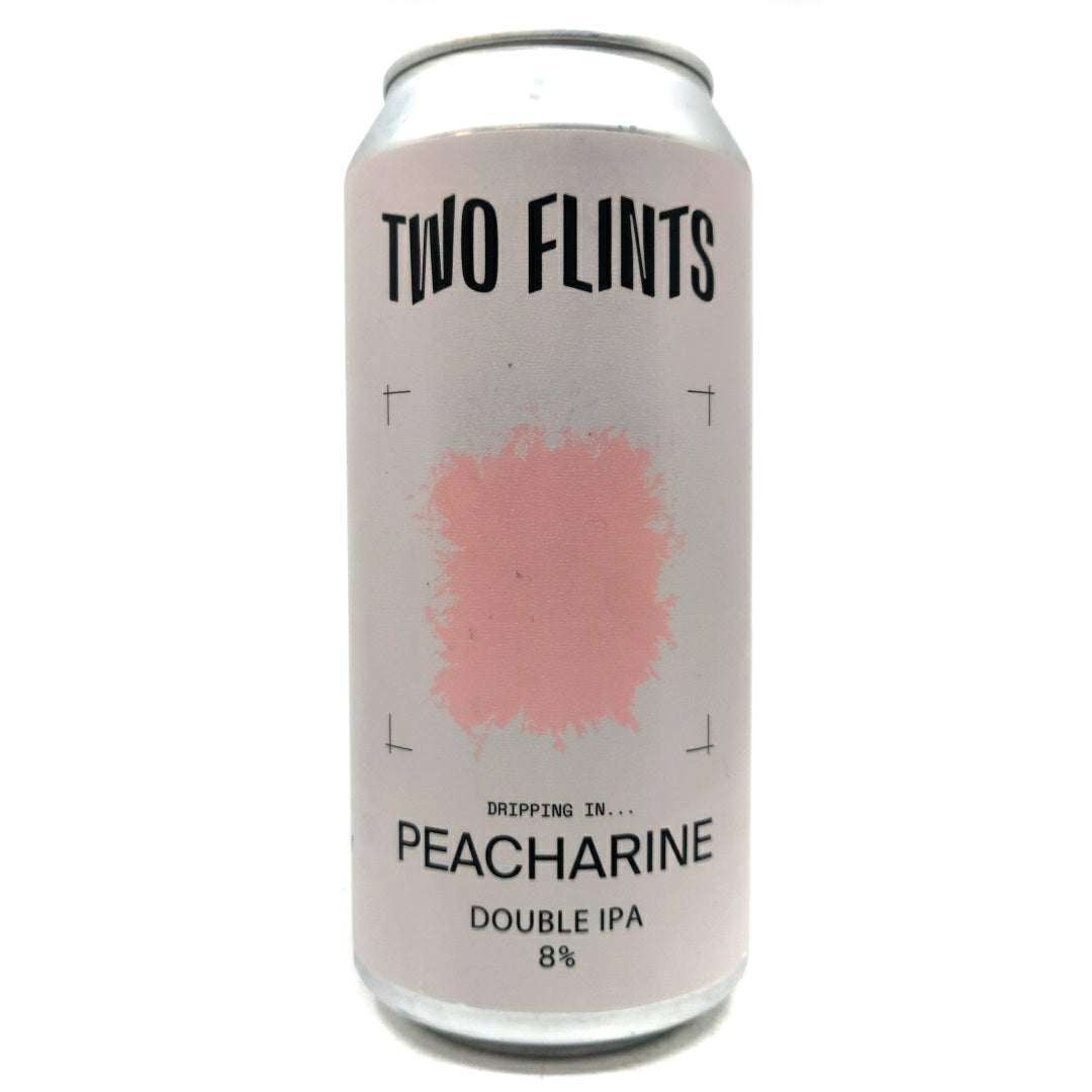 Two Flints Dripping In Peacherine Double IPA 8% (440ml can) – Hop Burns ...