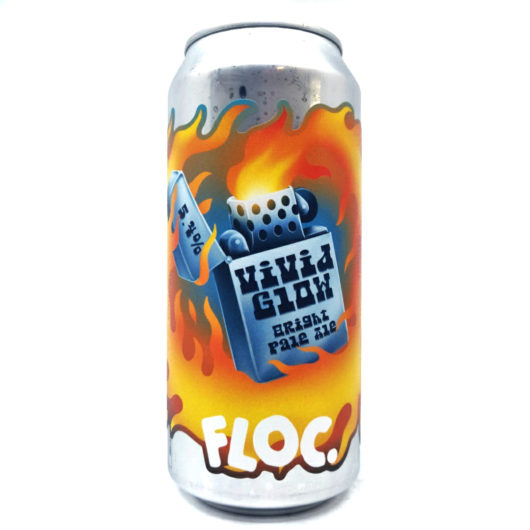 Floc Brewing Vivid Glow Pale Ale 5.4% (440ml can) – Hop Burns & Black