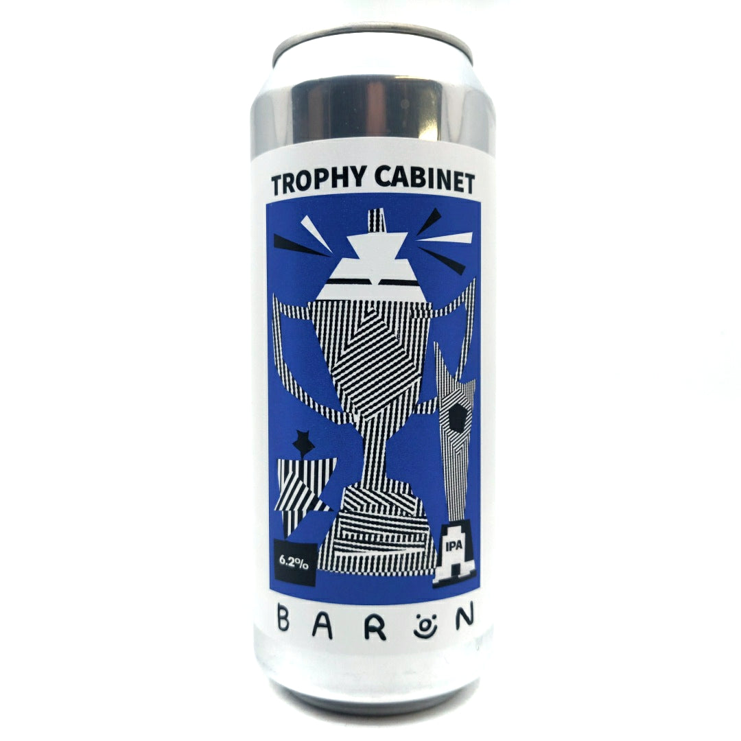 Baron Brewing Trophy Cabinet IPA 6.2% (500ml can) – Hop Burns & Black