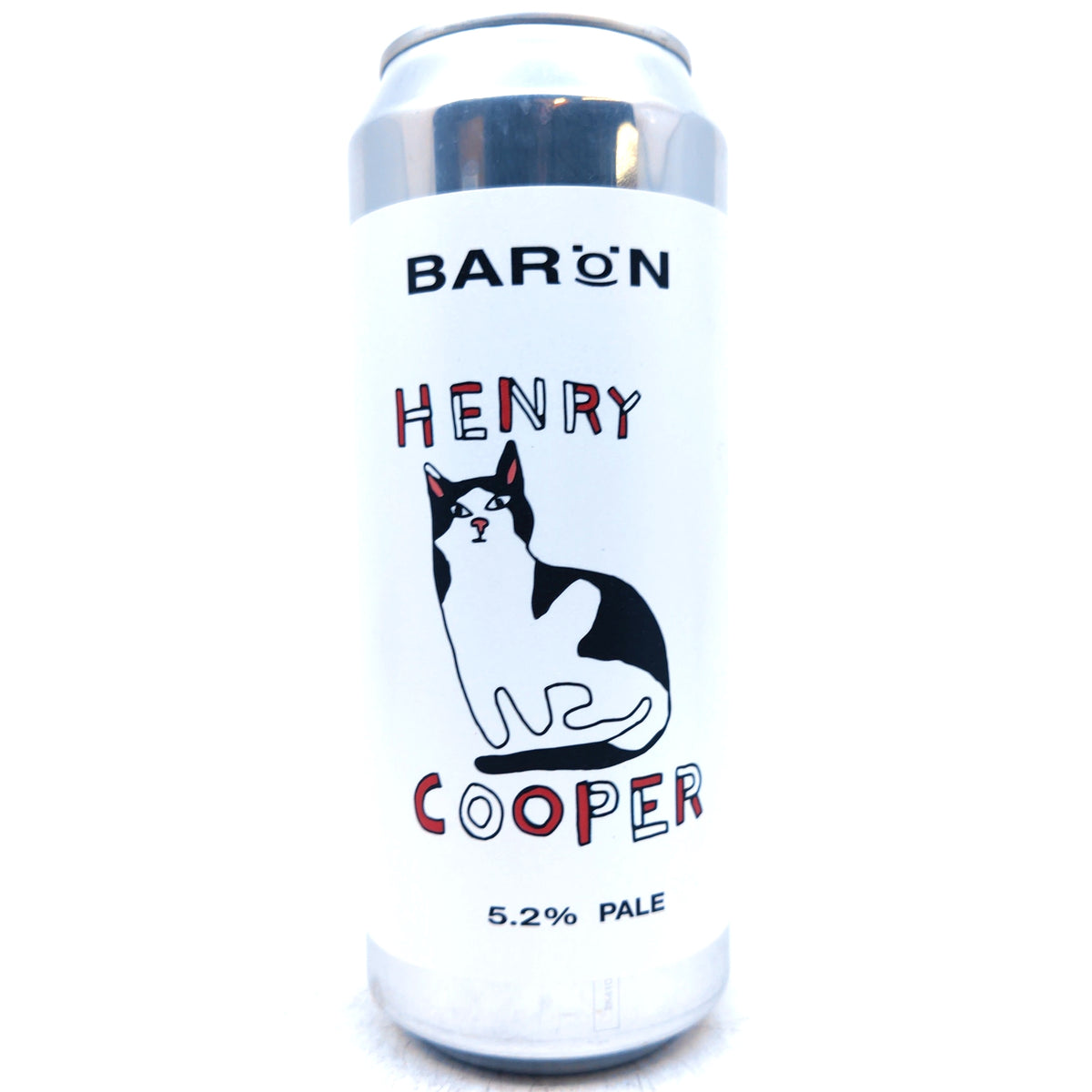 Baron Brewing Henry Cooper Pale Ale 5.2% (500ml can) – Hop Burns & Black