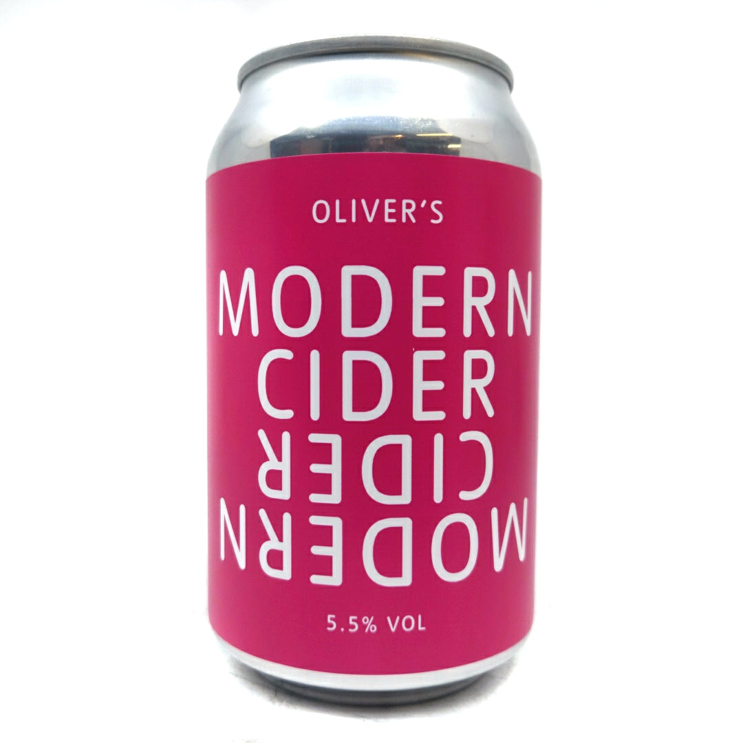 Oliver's Modern Cider 5.5% (330ml can) – Hop Burns & Black
