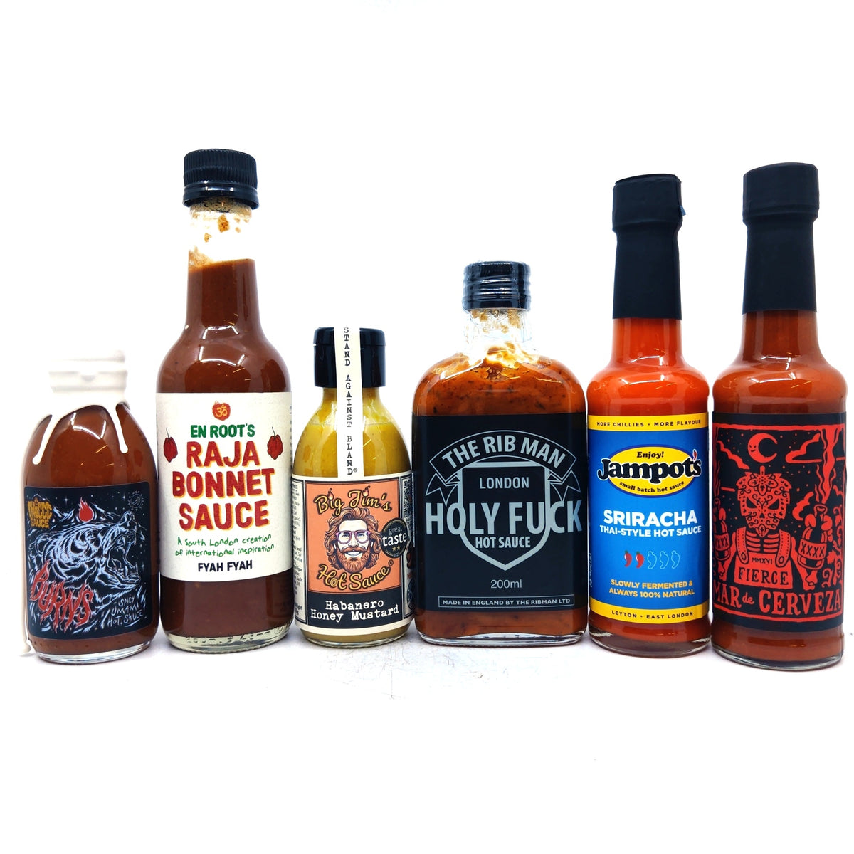 Taste of UK Sauce Pack (6 sauces) – Hop Burns & Black