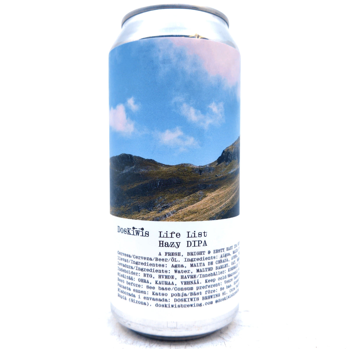 Doskiwis Twitching Hazy IPA 6.4% (440ml can) – Hop Burns & Black