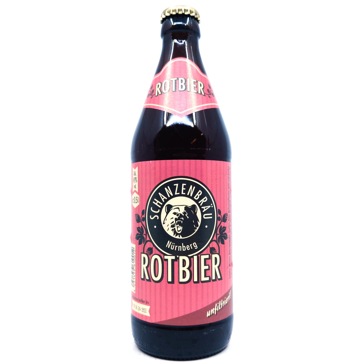 Schanzenbrau Rotbier 4.9% (500ml) – Hop Burns & Black