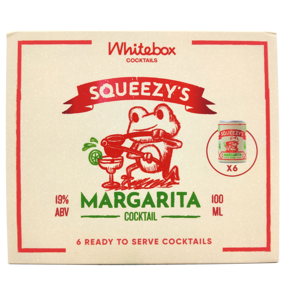 Whitebox Squeezy's Margarita gift pack 19% (6x100ml cans) | Buy Online ...