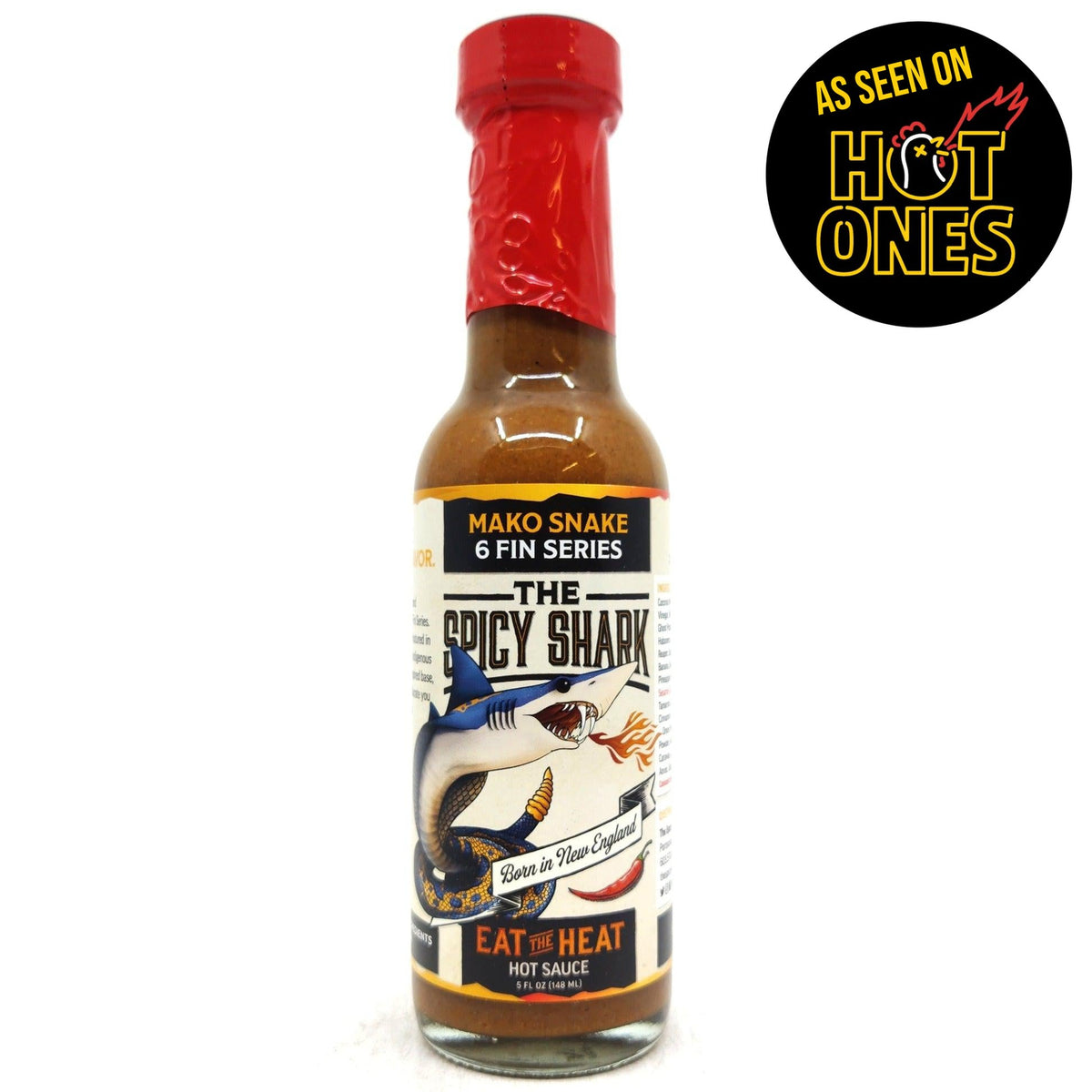 The Spicy Shark Mako Snake Hot Sauce (148ml) – Hop Burns & Black