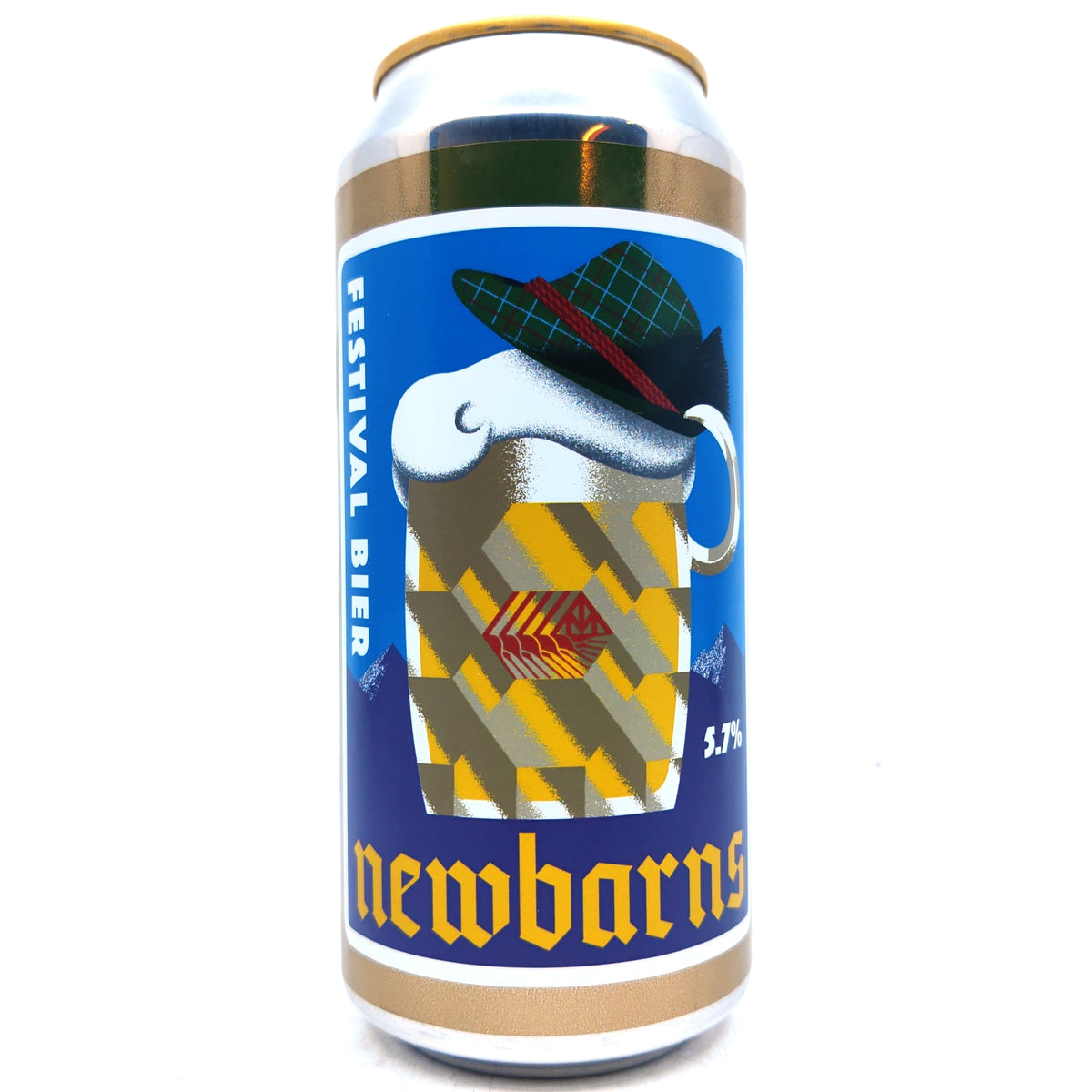Newbarns Festival Bier 5.7% (440ml can) – Hop Burns & Black