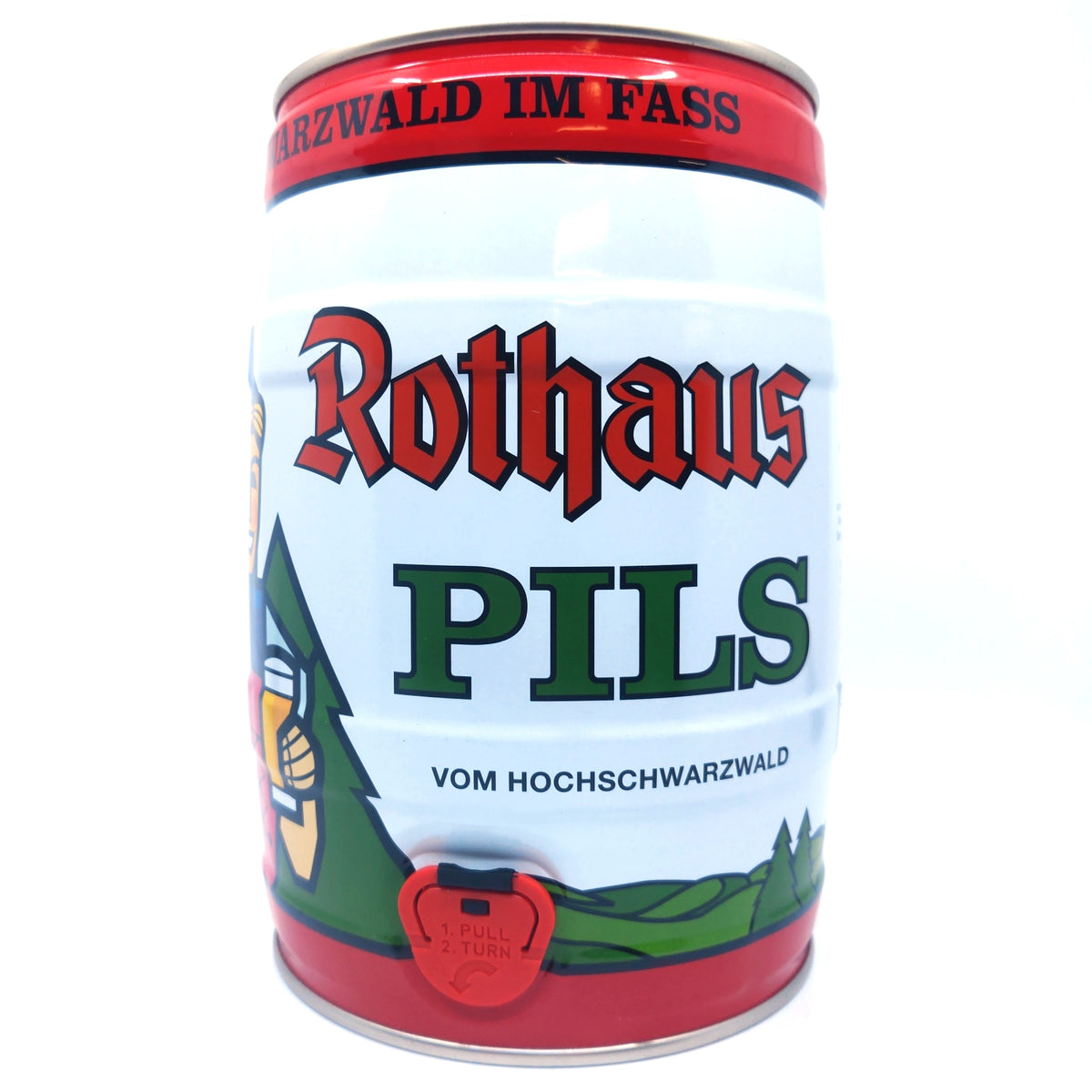 Rothaus Pils 5.1% MINIKEG – Hop Burns & Black