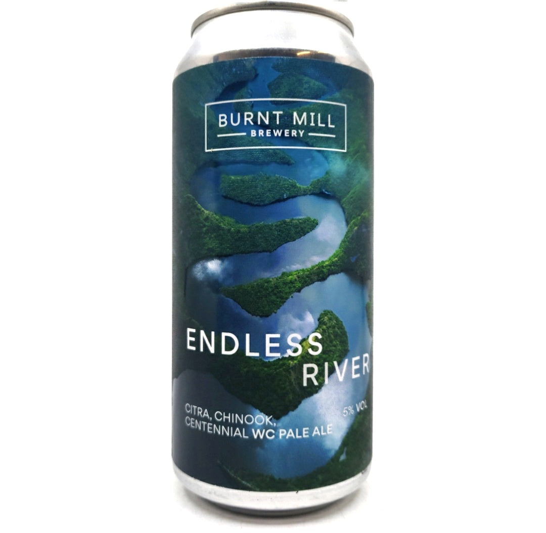 Burnt Mill Endless River West Coast Pale Ale 5% (440ml can) – Hop Burns ...