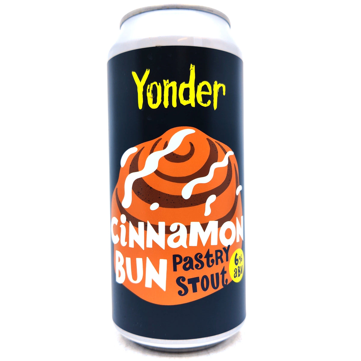 Yonder Cinnamon Bun Pastry Stout 6% (440ml can) – Hop Burns & Black