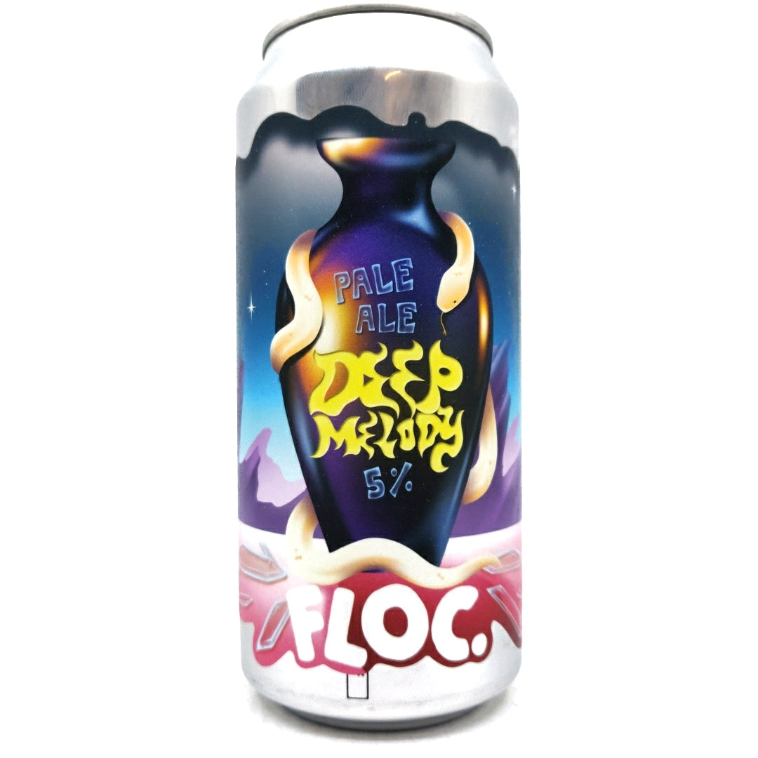 Floc Brewing Deep Melody Hazy Pale Ale 5% (440ml can) – Hop Burns & Black