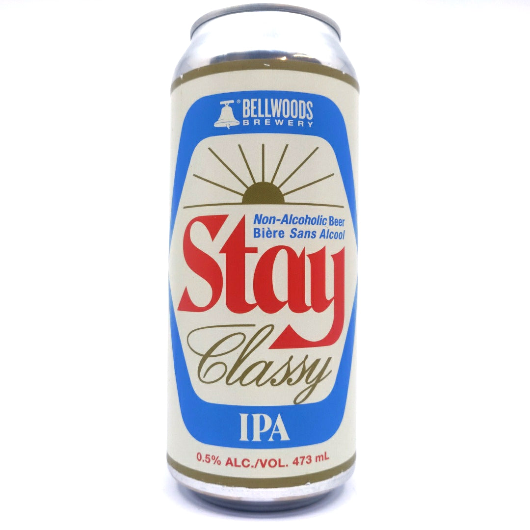 Bellwoods Stay Classy Non Alcoholic IPA 0.5% (473ml can) – Hop Burns ...