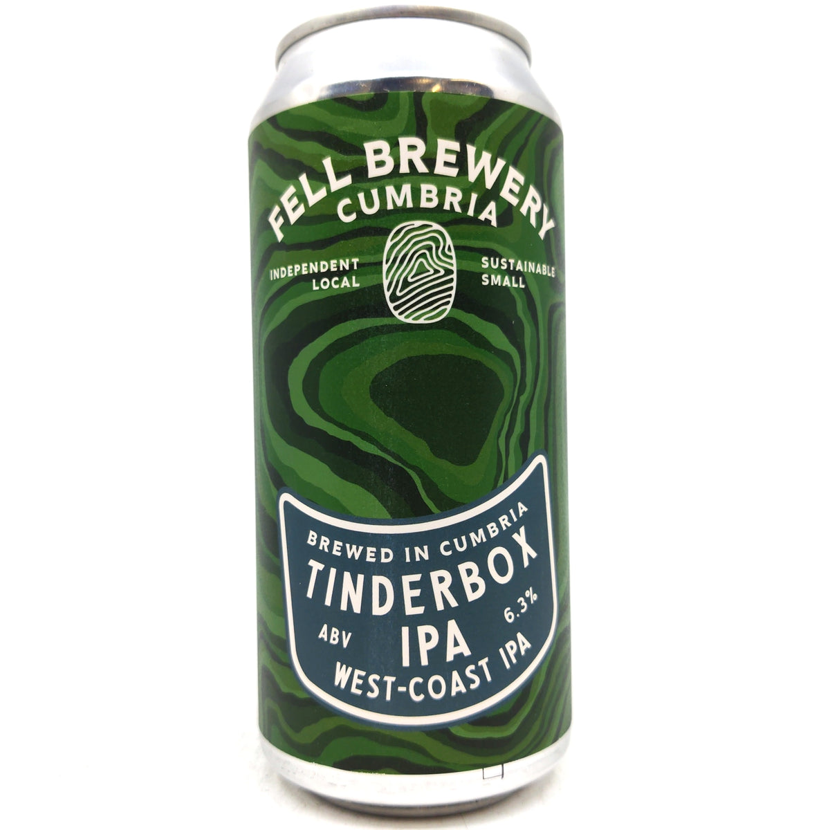 Fell Brewery Tinderbox West Coast IPA 6.3% (440ml can) – Hop Burns & Black