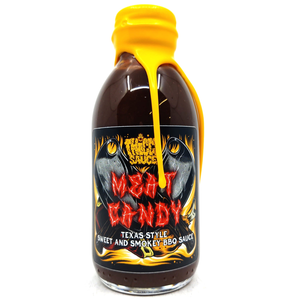 Thiccc Meat Candy Sweet & Smokey BBQ Sauce (150ml) – Hop Burns & Black