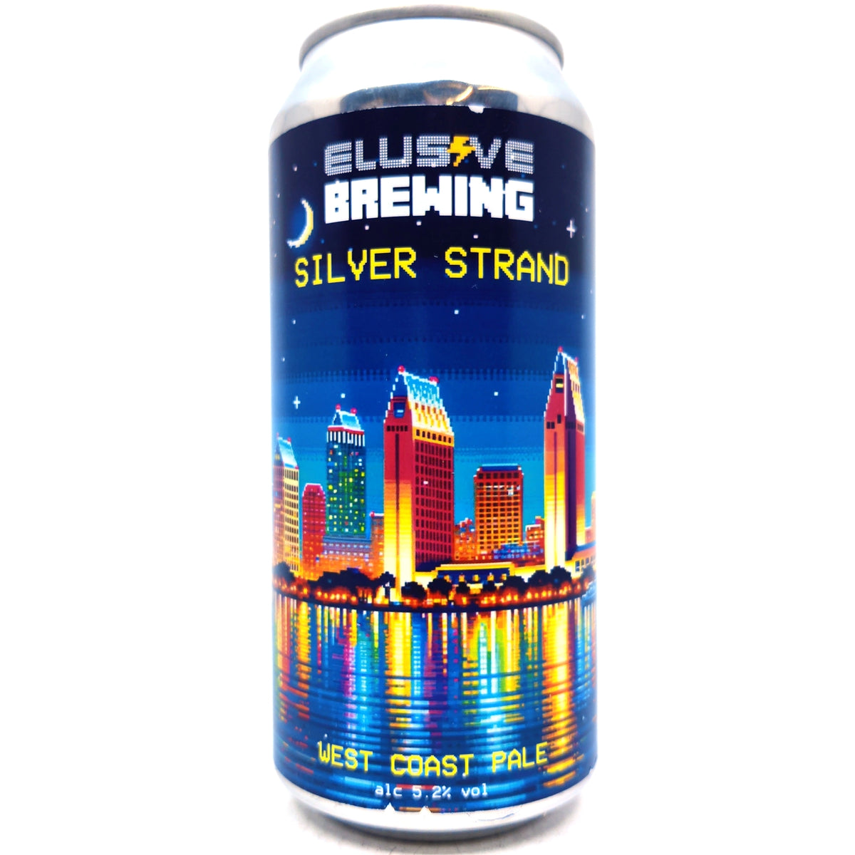 Elusive Brewing Silver Strand West Coast Pale Ale 5.2% (440ml can ...