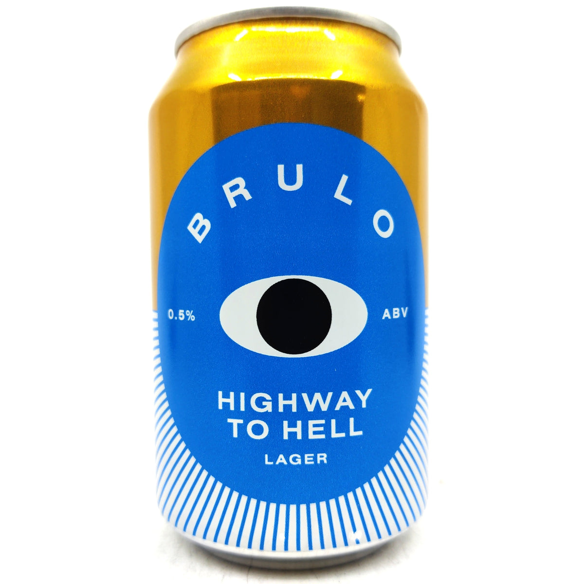 Brulo Highway to Hell Alcohol-Free Lager 0.0% (330ml can) – Hop Burns ...