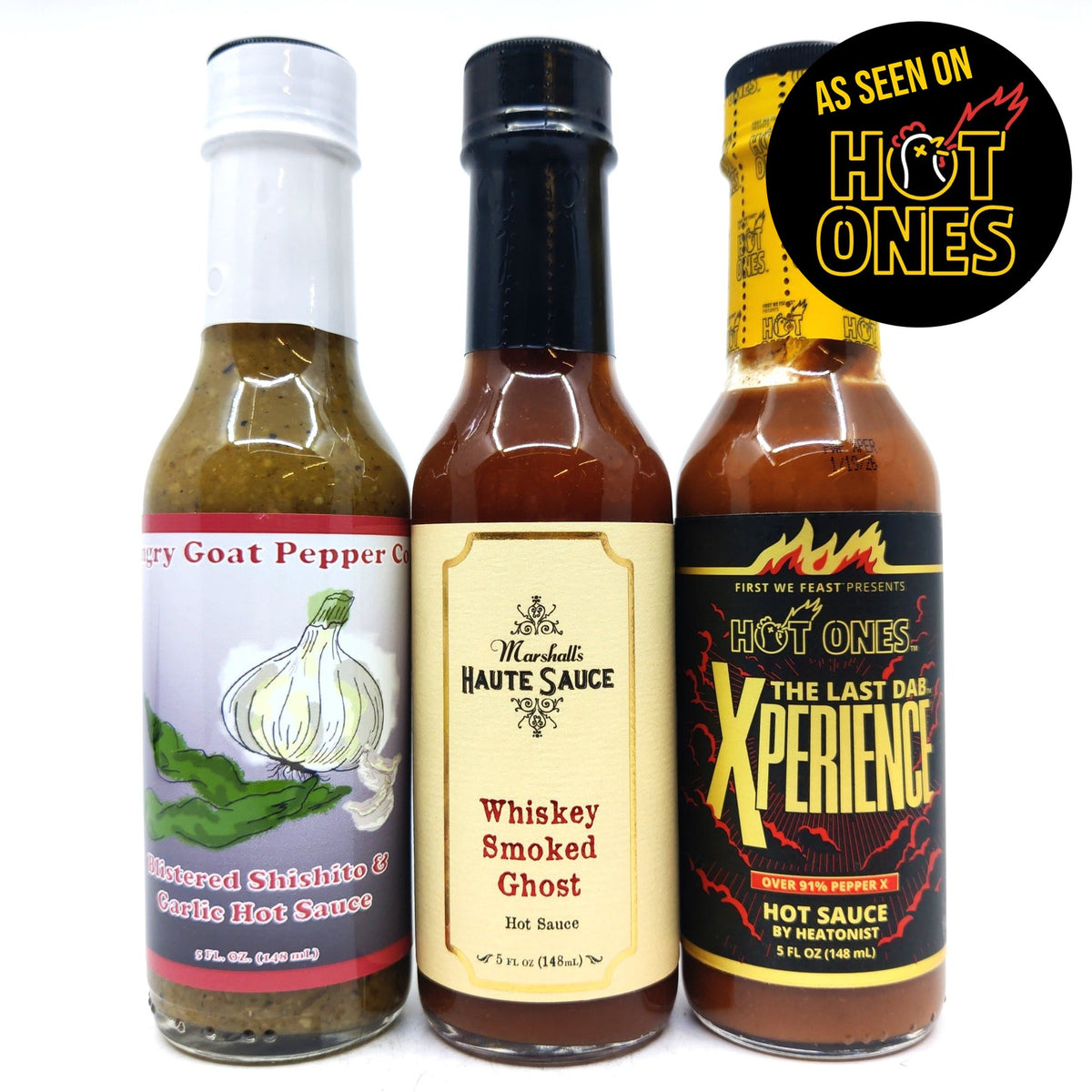 Hot Ones Hot Sauce Season 22 Last Dab Xperience pack (3 sauces) – Hop ...