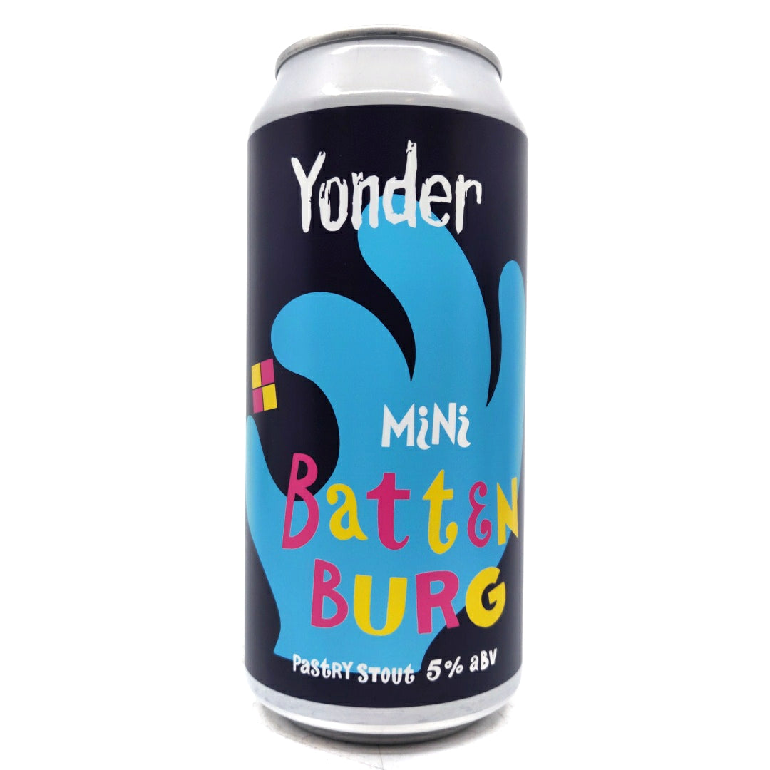 Yonder Mini Battenburg Pastry Stout 5% (440ml can) – Hop Burns & Black