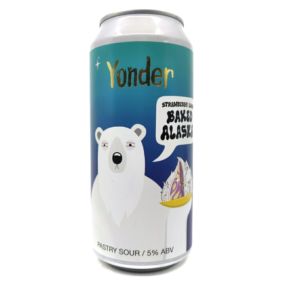 Yonder Strawberry Lemon Baked Alaska Pastry Sour 5% (440ml can) – Hop ...