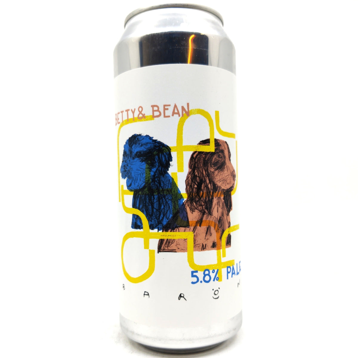 Baron Brewing Betty & Bean Pale Ale 5.8% (500ml can) – Hop Burns & Black