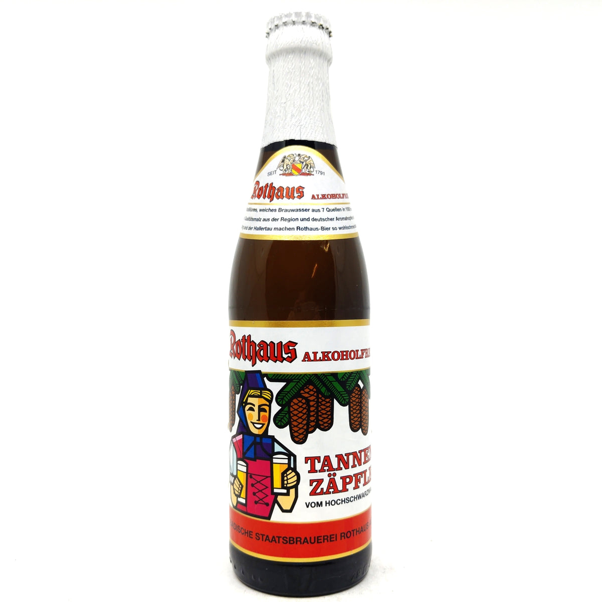 Rothaus Tannenzapfle Alcohol Free Pilsner 0.5% (330ml) – Hop Burns & Black