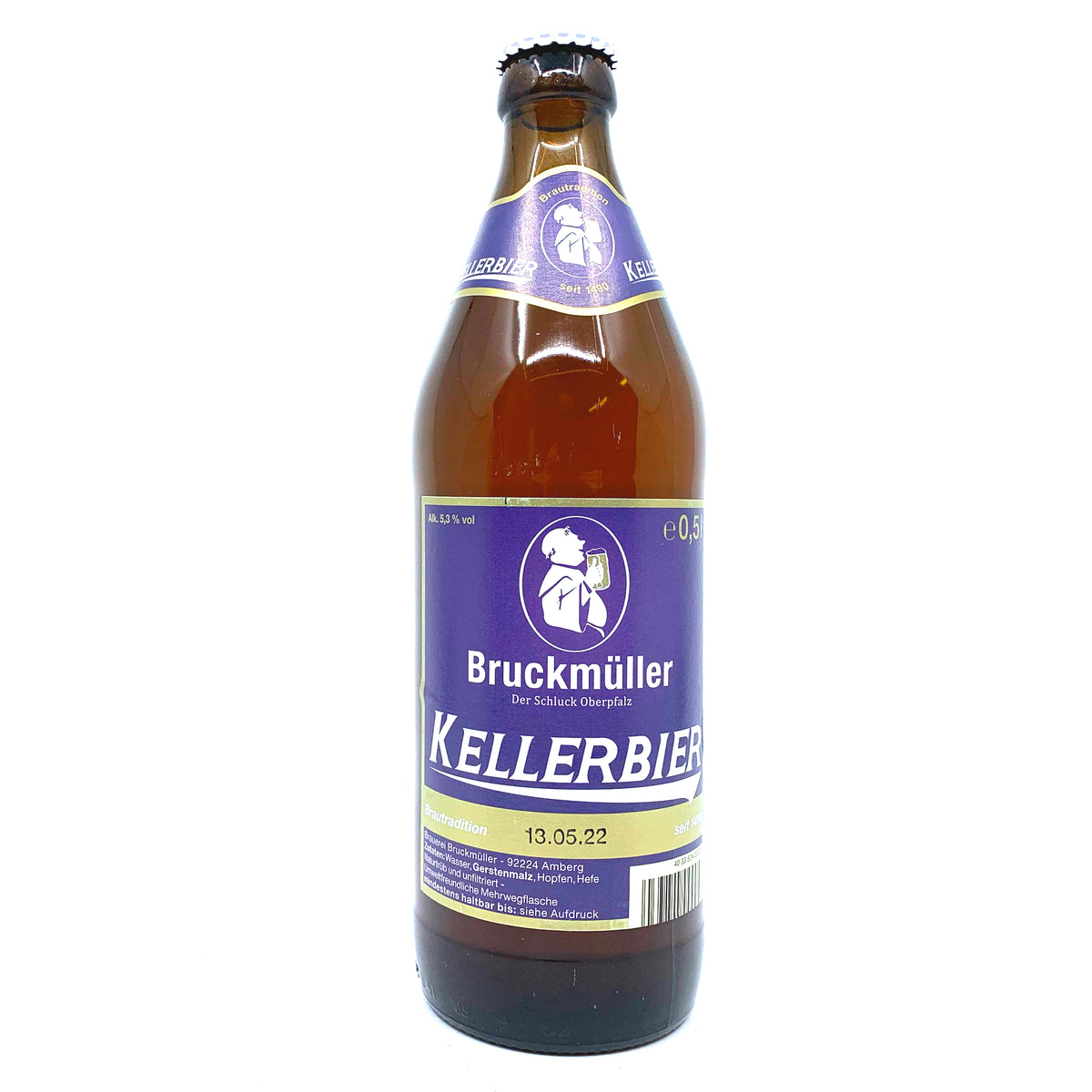 Bruckmuller Kellerbier 5.3% (500ml) – Hop Burns & Black