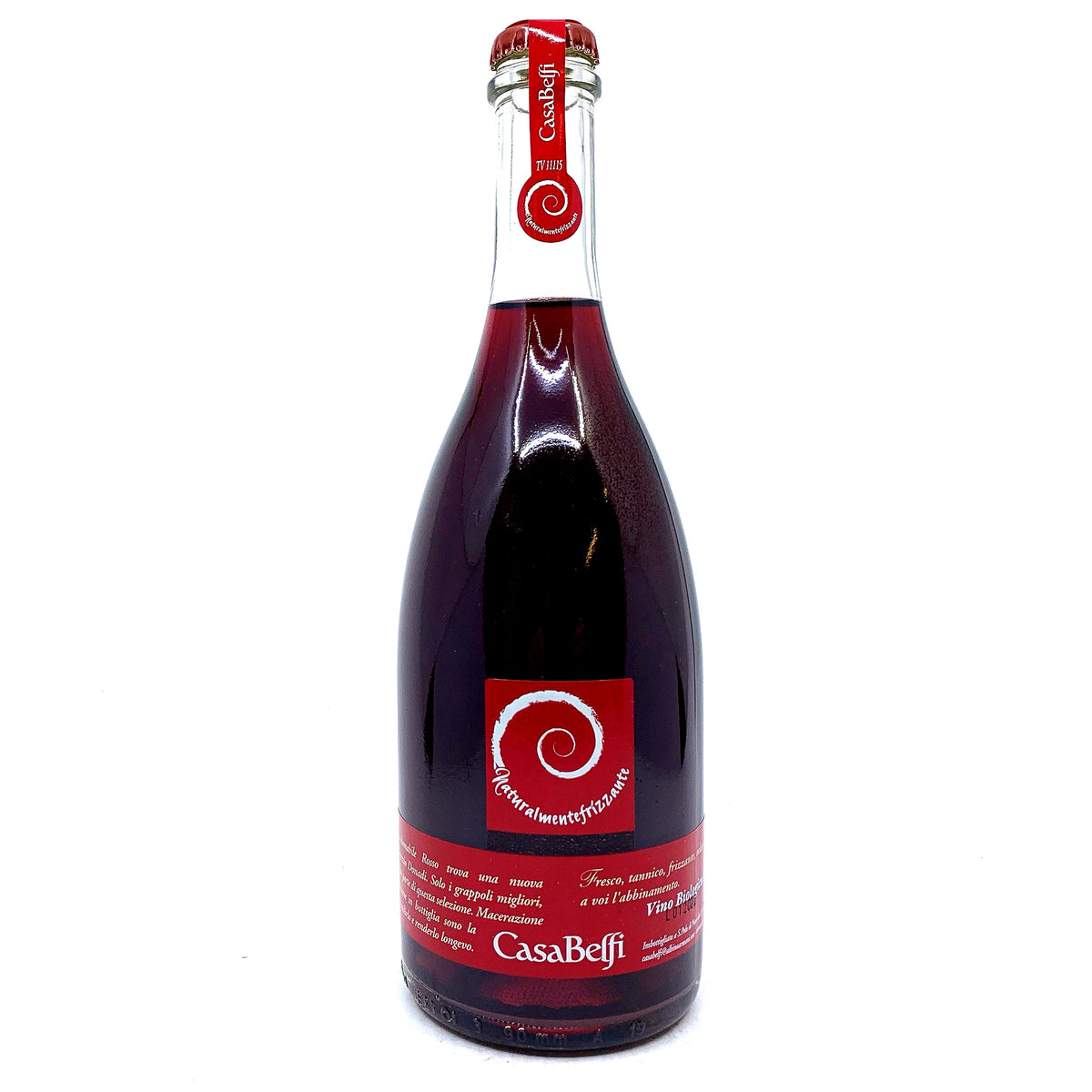 Casa Belfi Colfondo Rosso Frizzante RED 10% (750ml) – Hop Burns & Black