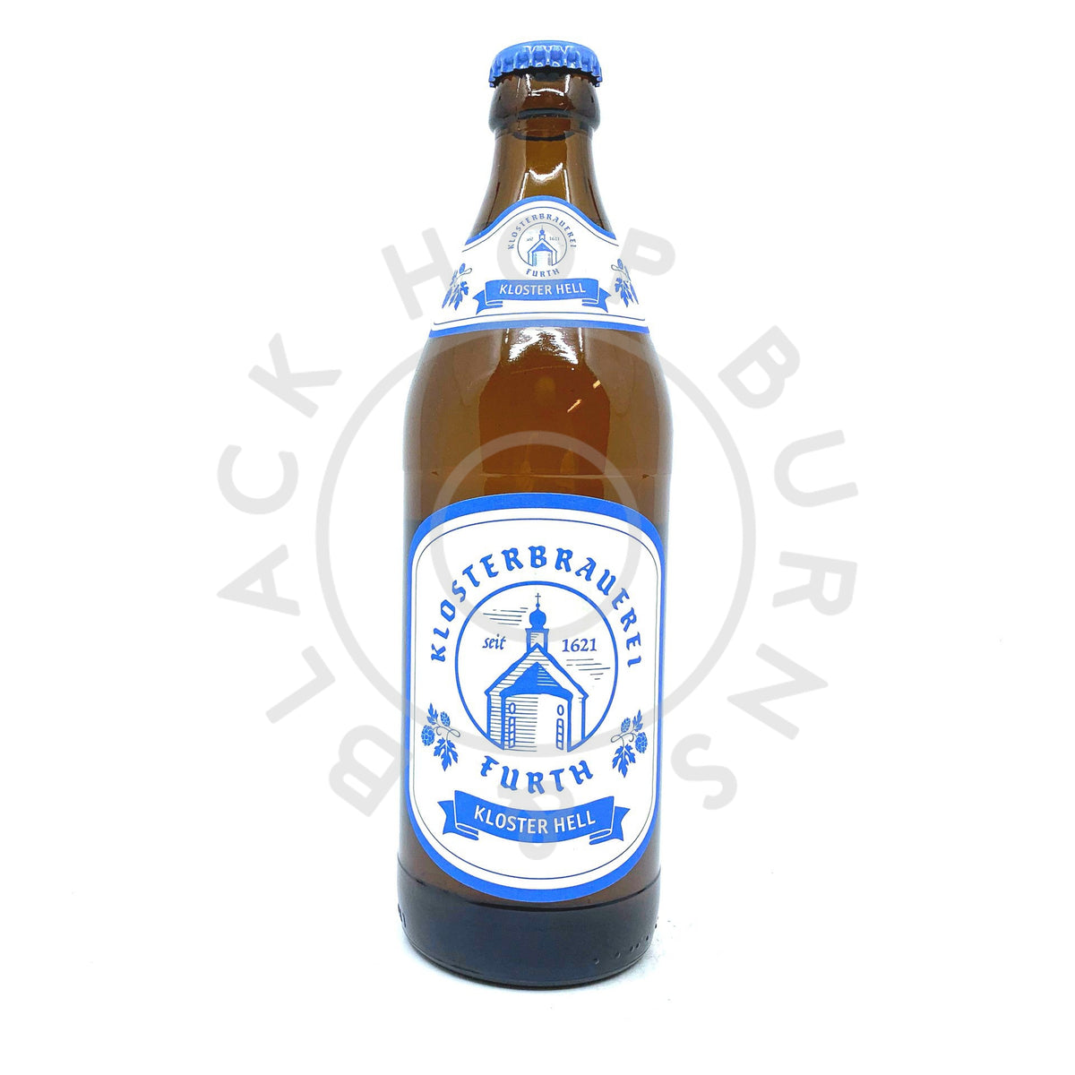 Klosterbrauerei Furth Hell 5% (500ml) – Hop Burns & Black