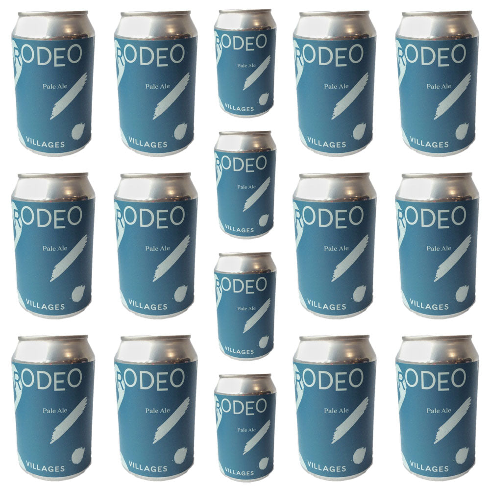 Villages Rodeo Pale Ale 4.6% CASE (24 x 330ml cans) – Hop Burns & Black