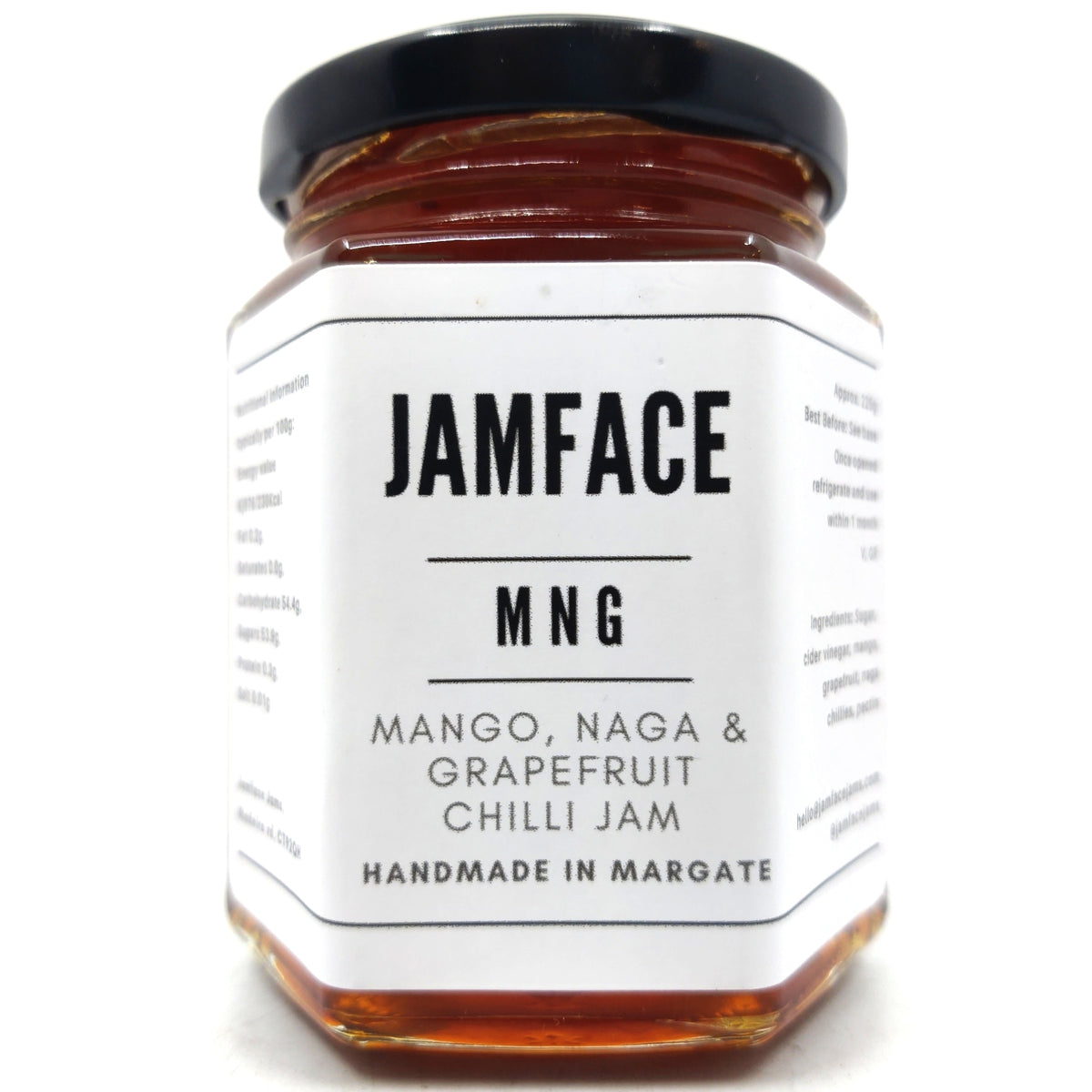 Jamface M.N.G Chilli Jam (226g) – Hop Burns & Black