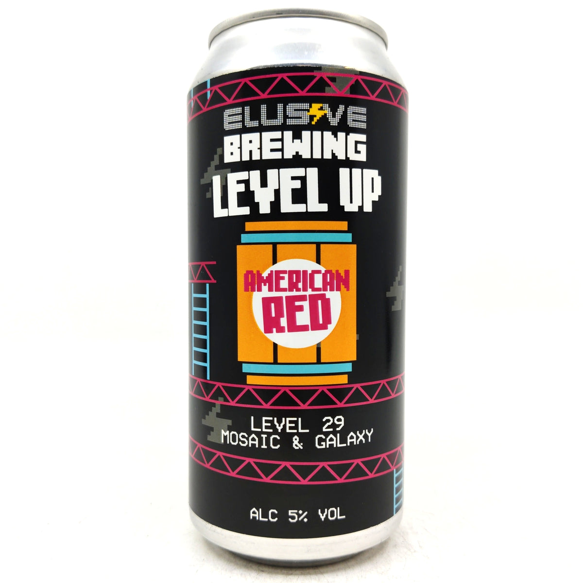 Elusive Brewing Level Up American Red 5% (440ml can) – Hop Burns & Black