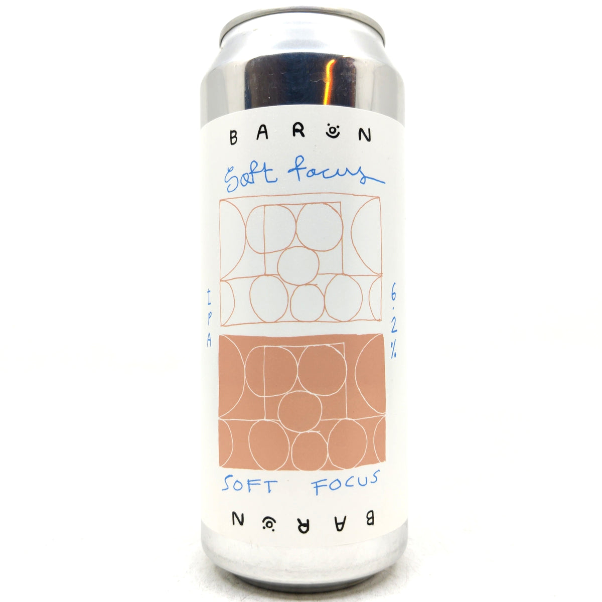 Baron Brewing Soft Focus IPA 6.2% (500ml can) – Hop Burns & Black