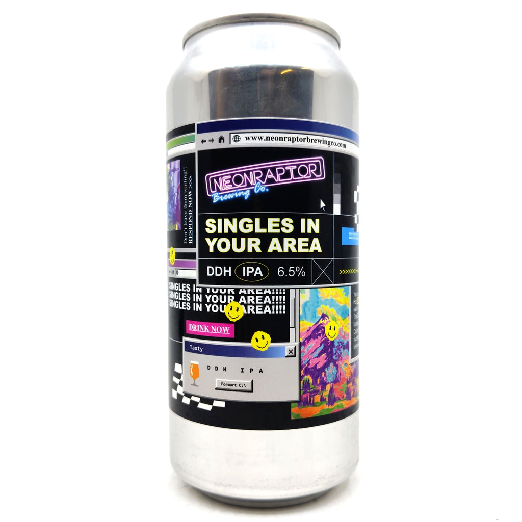 Neon Raptor Singles In Your Area DDH IPA 6.5% (440ml can) | Buy Online ...