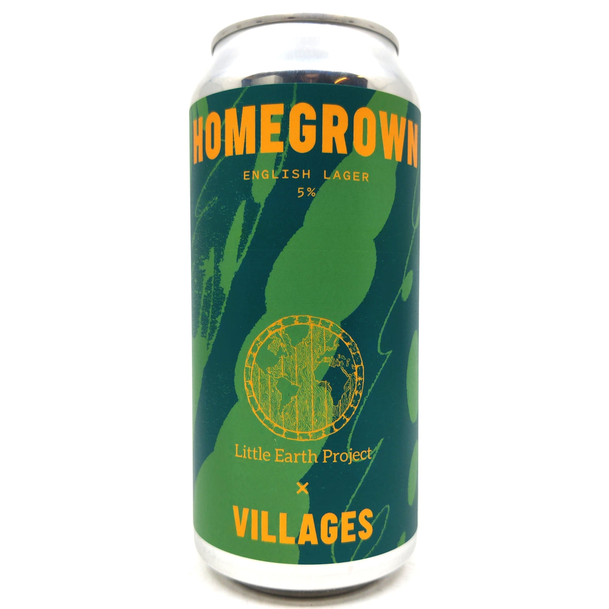 Villages x Little Earth Project Homegrown English Lager 5% (440ml can ...