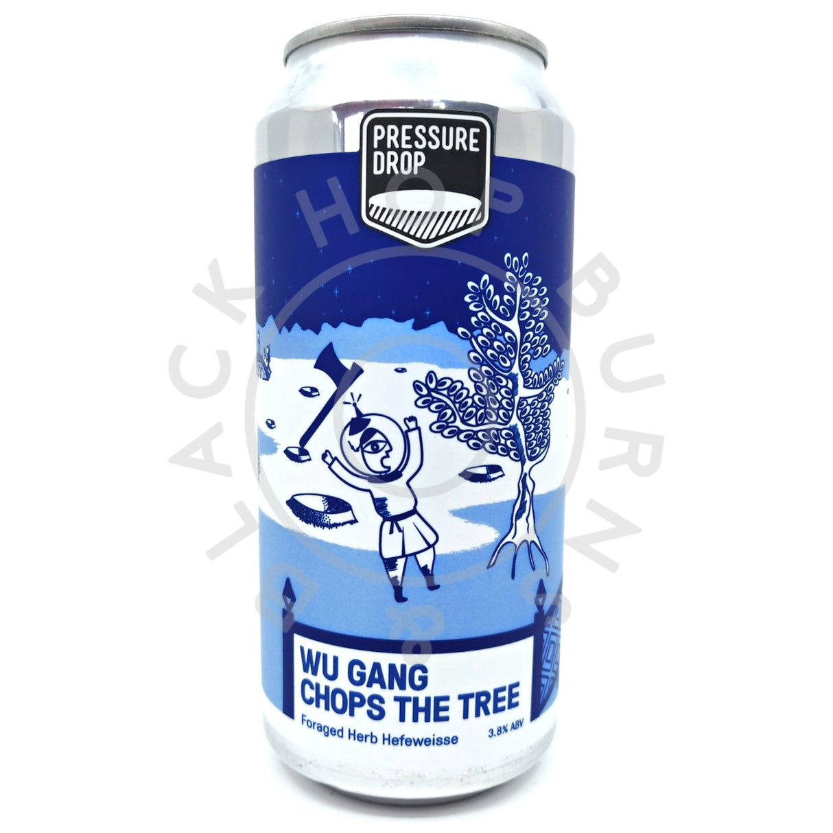 Pressure Drop Wu Gang Chops The Tree 3.8% (440ml can) – Hop Burns & Black